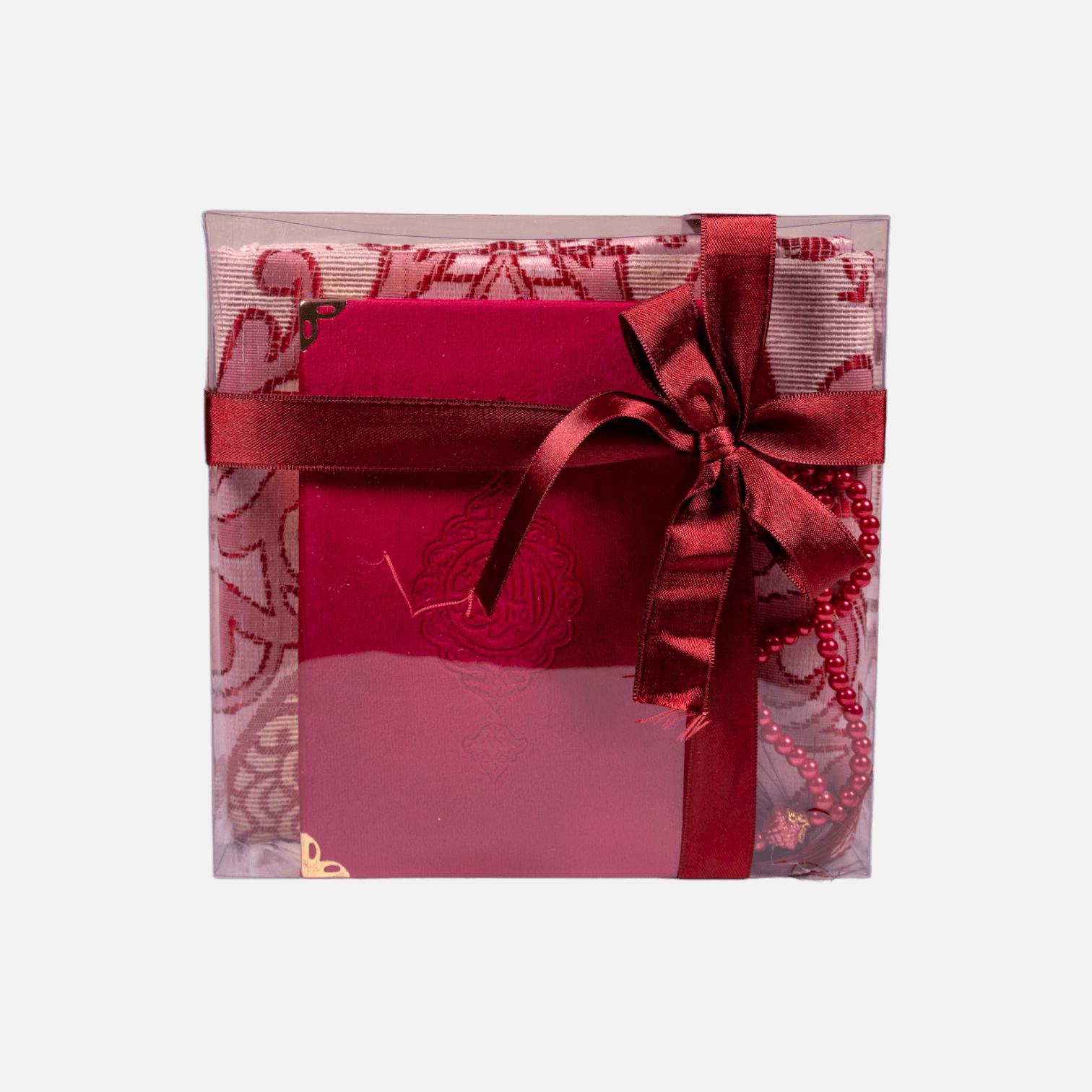 Islamic Essentials Kit Bundle Qur'an Prayer Rug & Tasbih Gift Set 8x8 ...