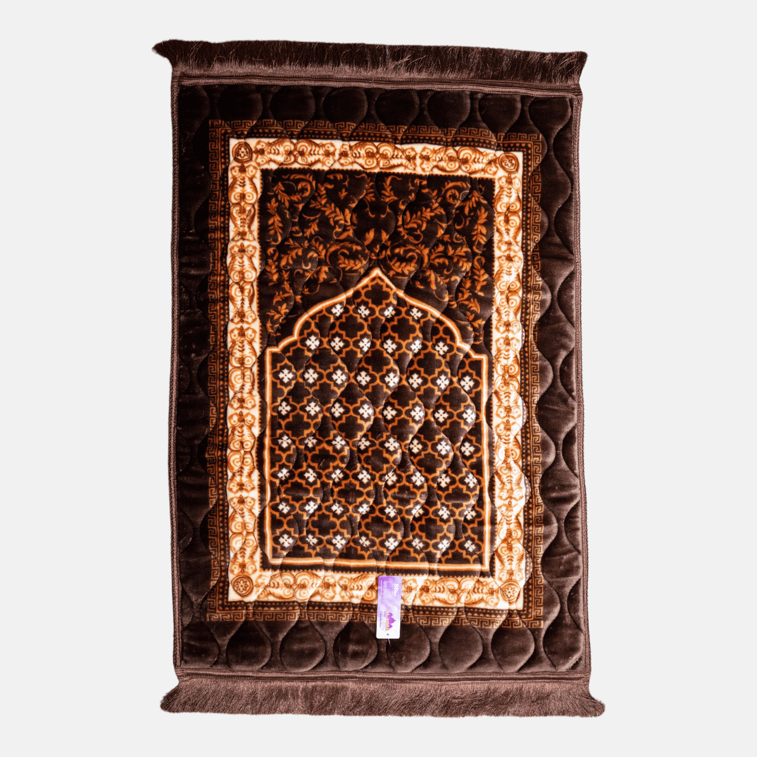 Memory Foam Luxury Prayer Rug Thick Plush Velvet Prayer Mat – Islamify
